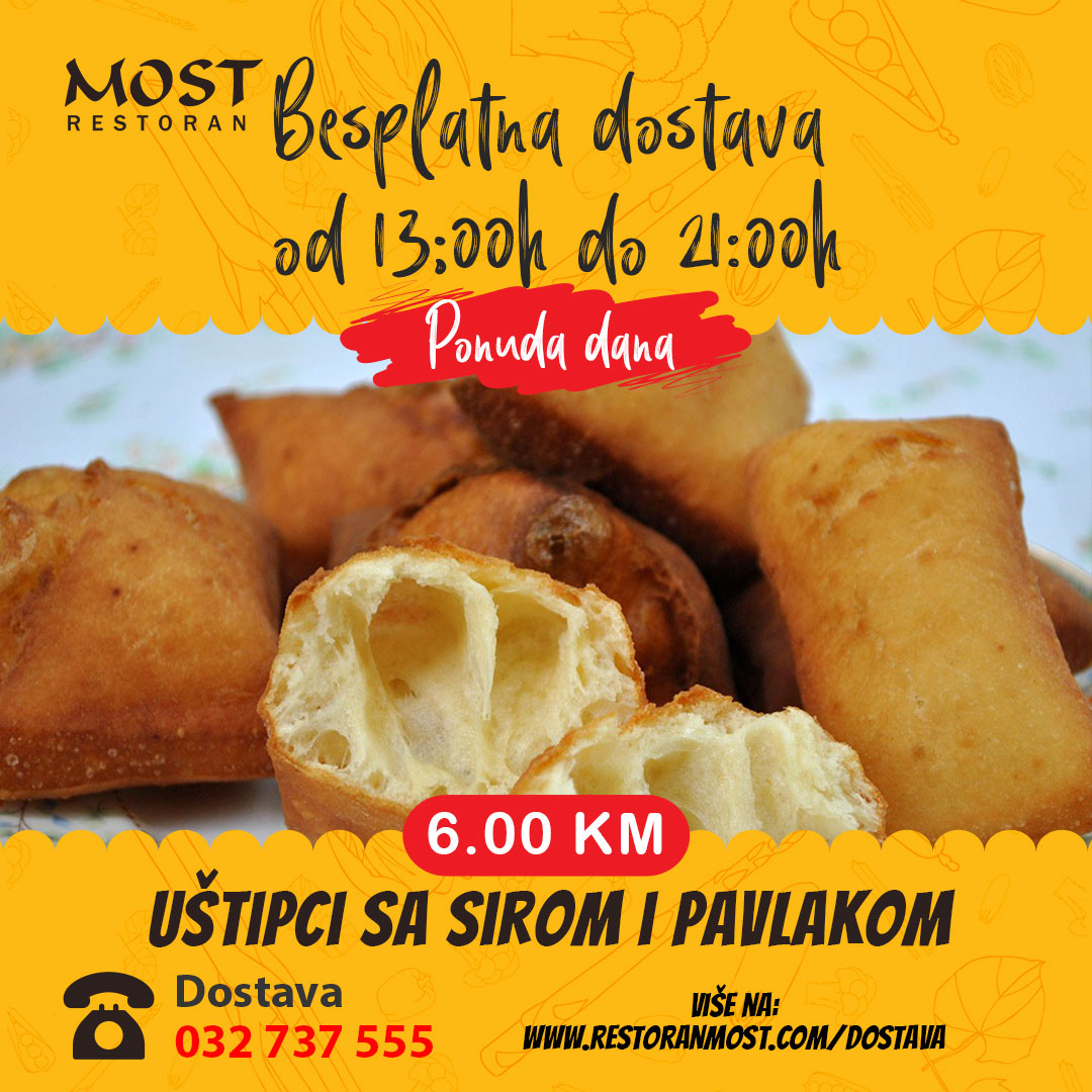 Dostava Hrane Visoko | Restoran Most - Brza Dostava | 032 737-555